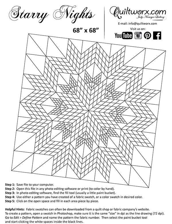 JN Patterns and Foundation Papers – Empress Quilts